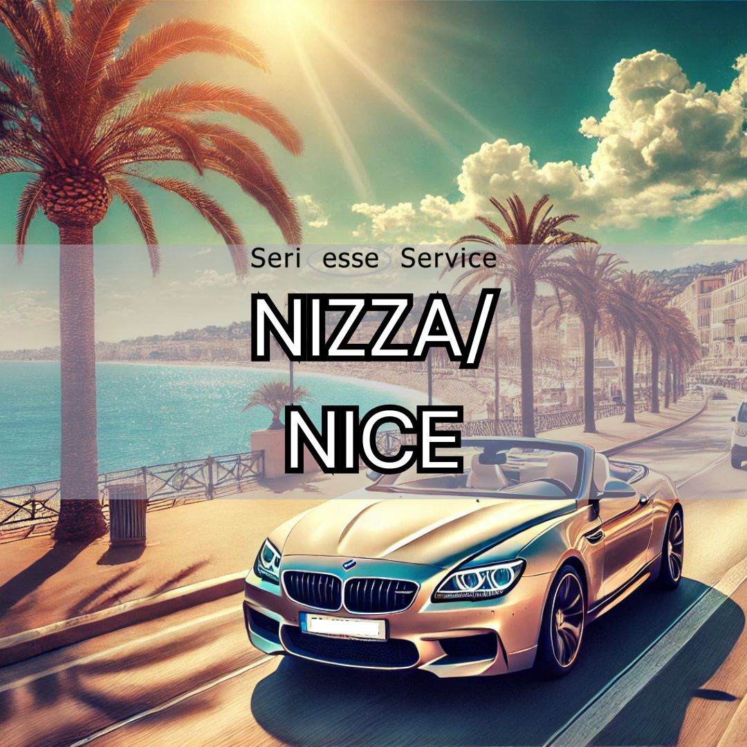 Drive on the French Riviera of Nice, with the luxury car | SeriesseService